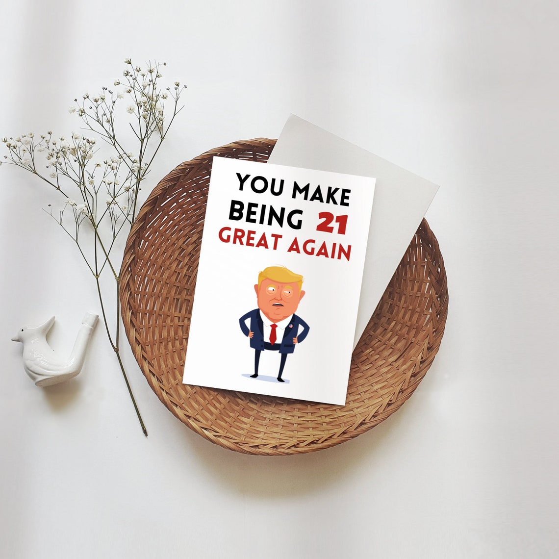 You Make Being 21 Great Again, 21st Birthday Card, 21st Birthday Card ...