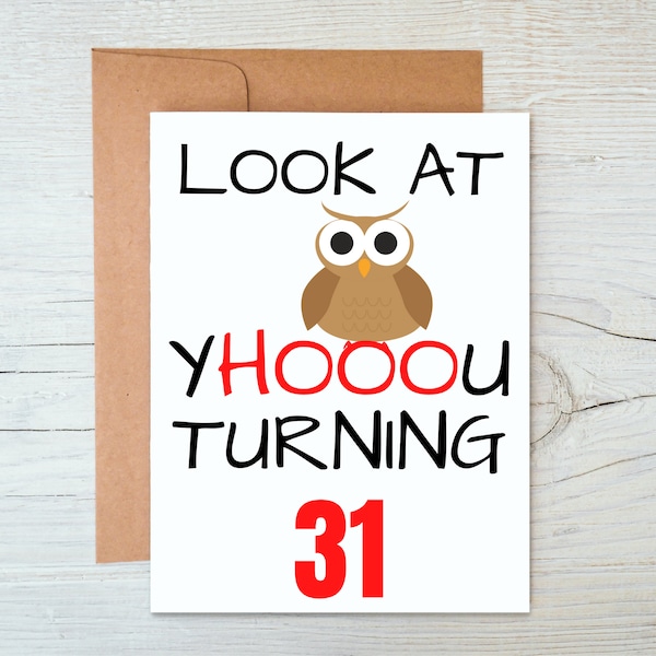 31st Birthday - Etsy