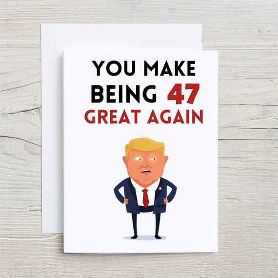 47th Birthday Card funny 47th birthday card 47th birthday | Etsy