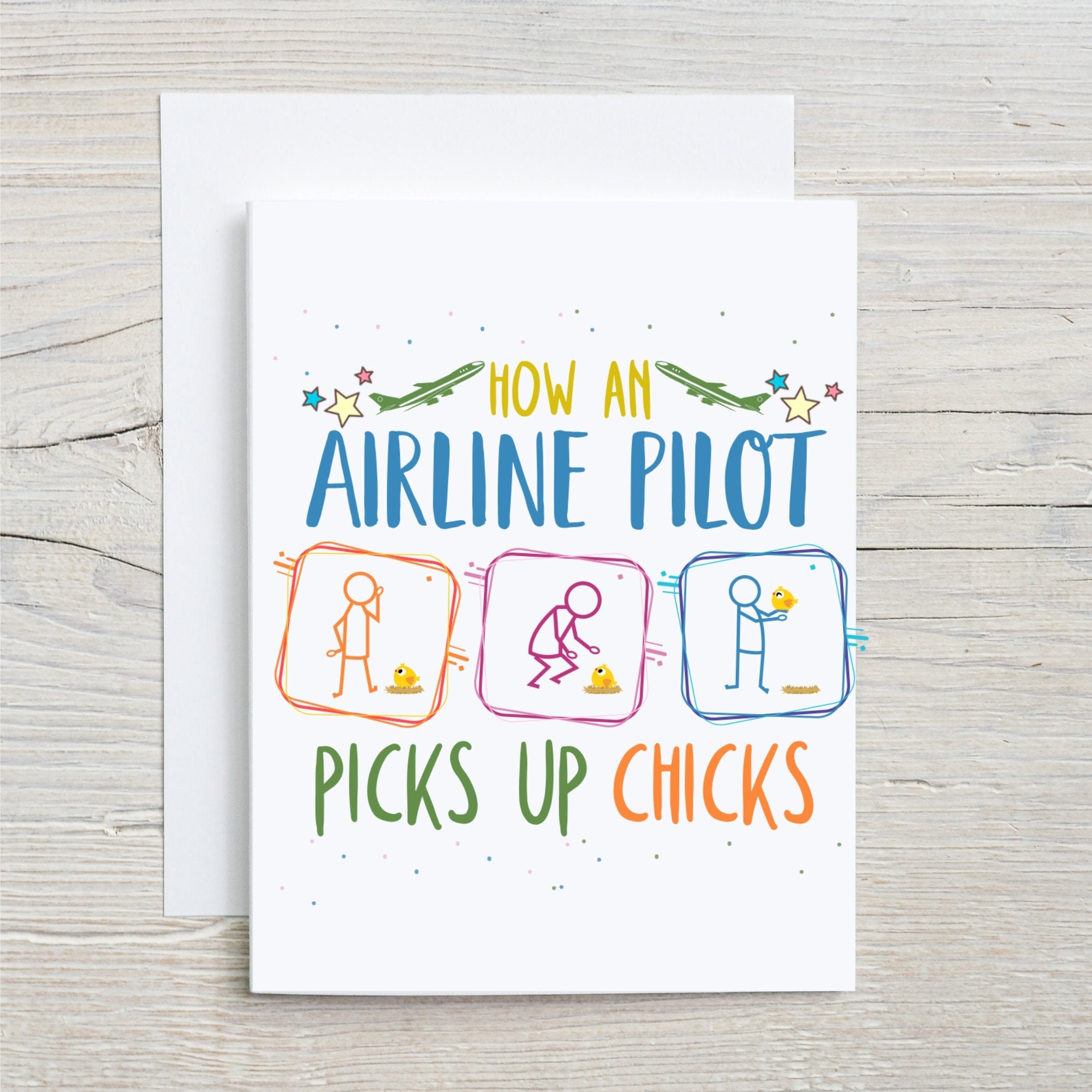 Airline Pilot Card, Graduation Card, Funny Airline Pilot Card, Pilot ...