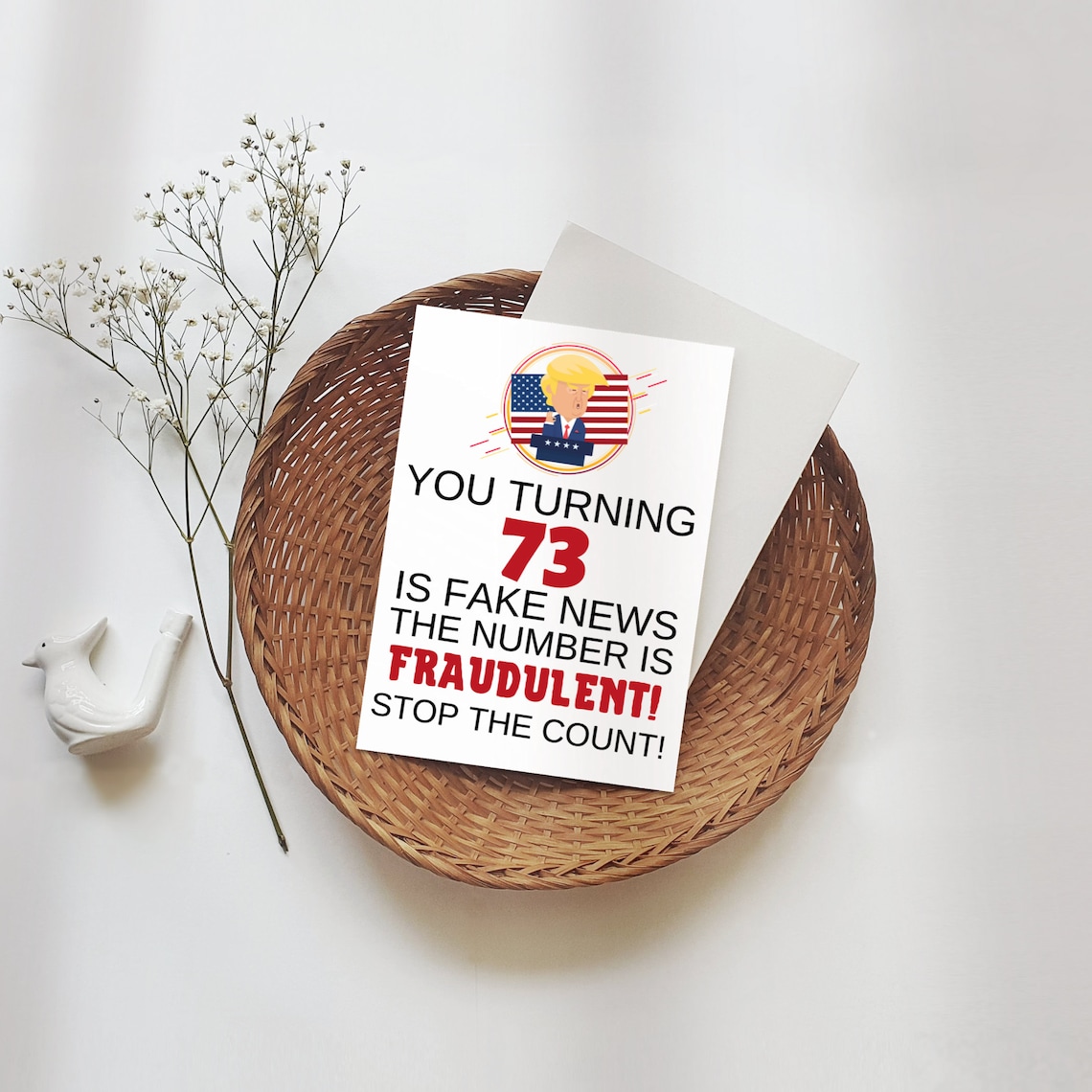 73rd Birthday Card, Funny 73rd Birthday Card, 73rd Birthday Gift Idea ...