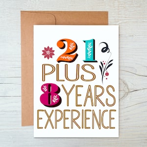 Funny 29th Birthday Card, 29th Birthday Card, 29th Birthday Gift Idea ...