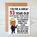 53rd Birthday Card, Funny 53rd Birthday Card, 53rd Birthday Gift Idea ...