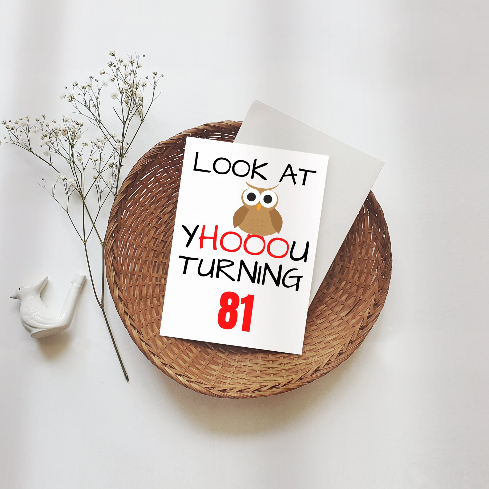 81st Birthday Card, 81st Birthday, Birthday Card, Handmade Card, 81st ...