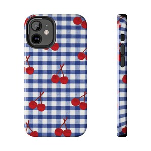Cherry Phone Case, Art, Trendy, Retro - Tough and Slim Cases - Etsy