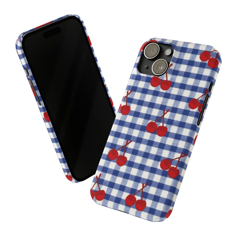 Cherry Phone Case, Art, Trendy, Retro - Tough and Slim Cases - Etsy
