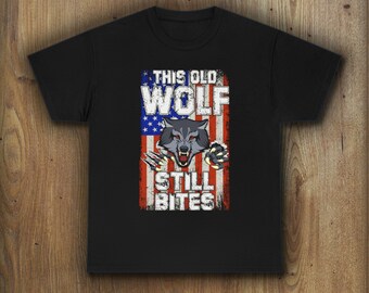 Badass Wolf Shirt - Etsy