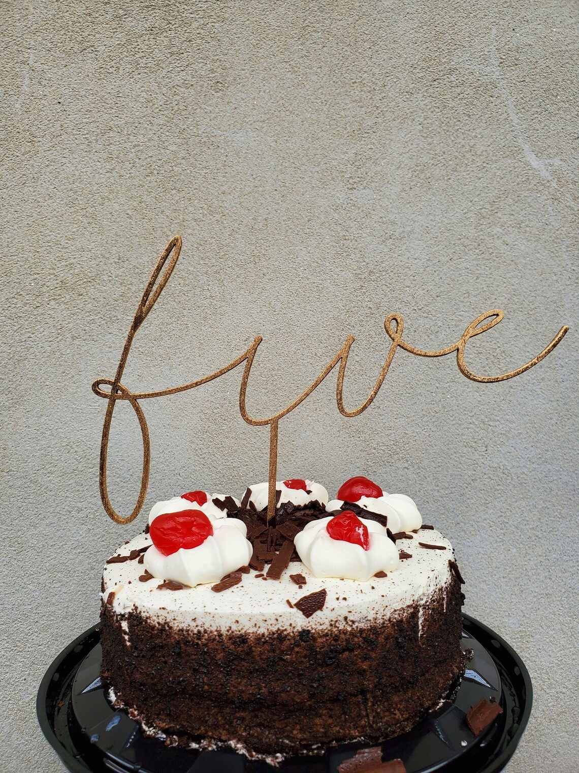 Five Birthday Cake Topper Fifth Birthday Cake Topper | Etsy