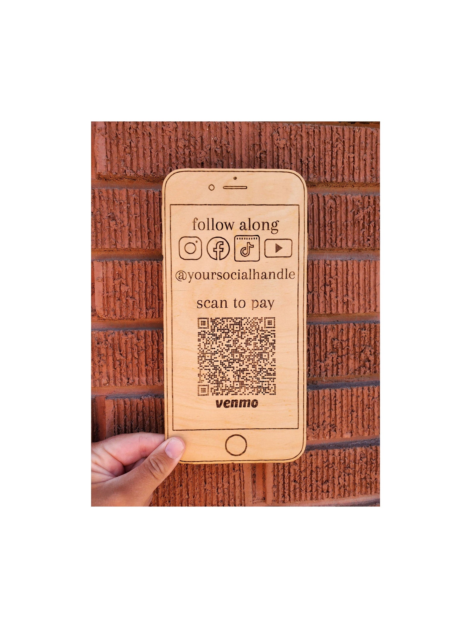 QR Code Sign Pop Up Shop Payment Sign Small Business | Etsy