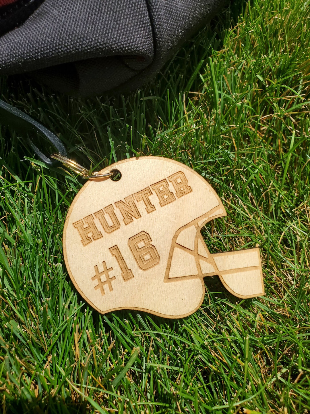 Football Bag Tag Custom Football Team Keychain Football Keychain With ...