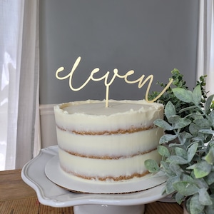 11 Cake Topper | Eleven Cake Topper | Eleven Birthday Decorations ...