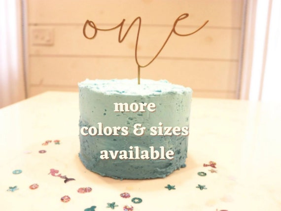 First Birthday One Cake Topper Smash Cake Topper Whimsical - Etsy