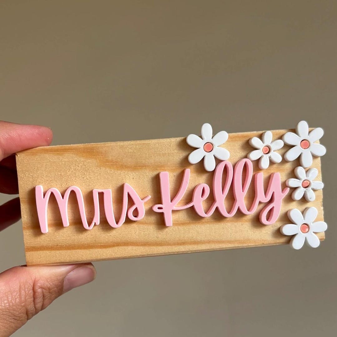 Teacher Name Whiteboard Eraser | Custom Teacher Appreciation Gift ...