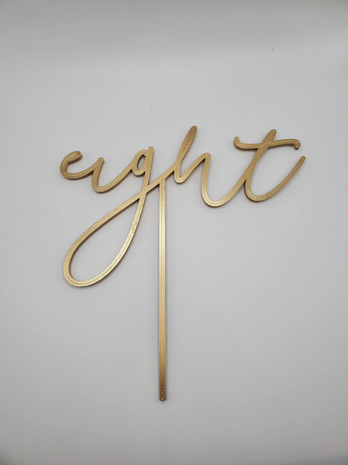 8 Cake Topper Eight Cake Topper Eighth Birthday | Etsy