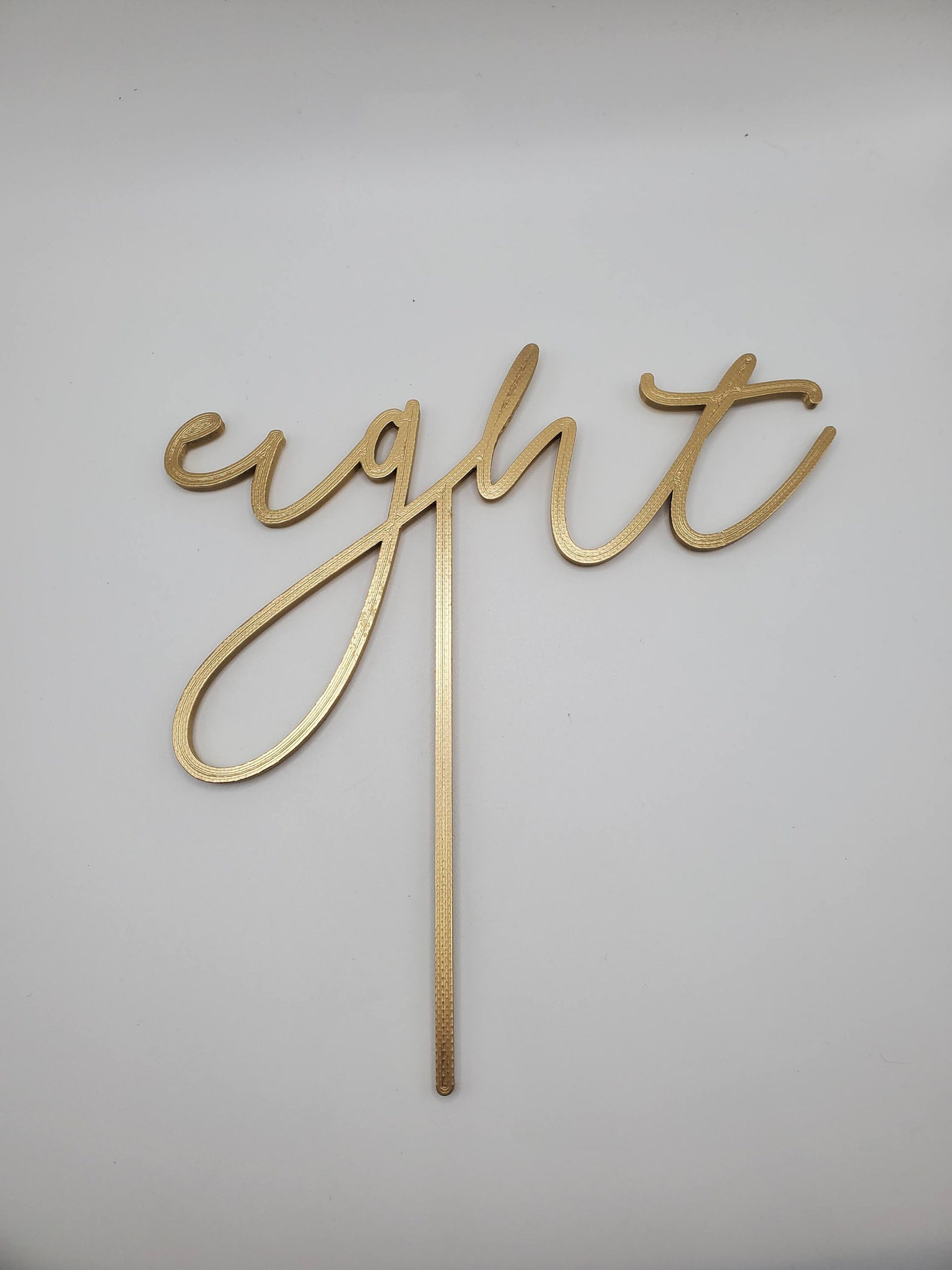 8 Cake Topper Eight Cake Topper Eighth Birthday | Etsy