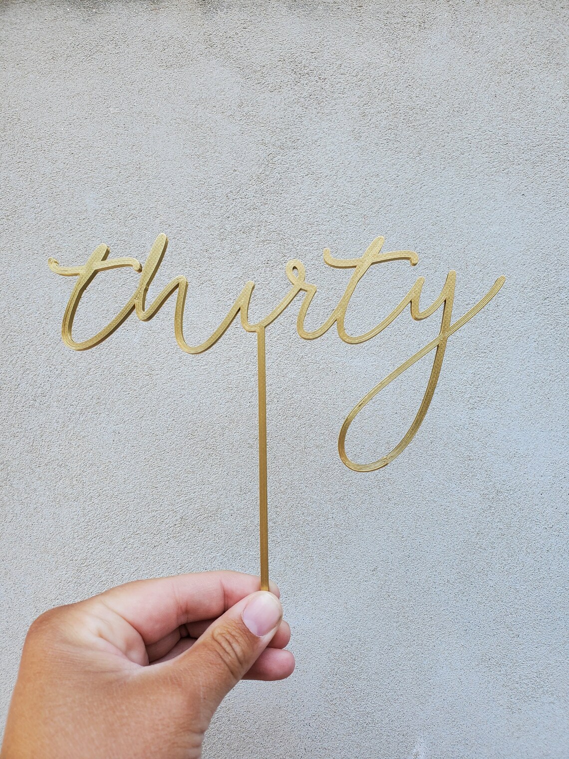 Thirty Cake Topper 30 Cake Topper Age Cake Topper - Etsy