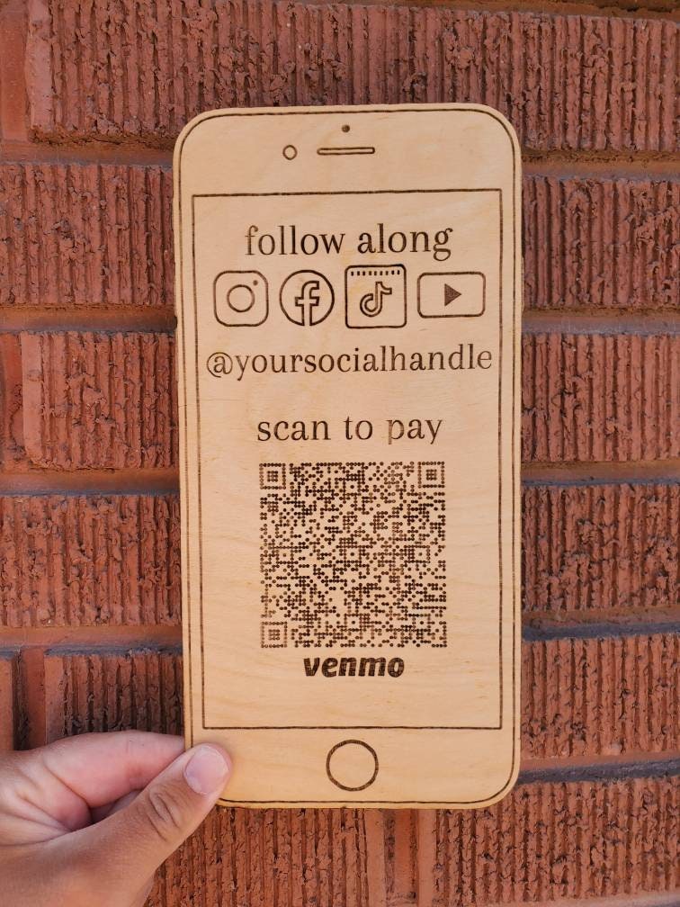 QR Code Sign Pop up Shop Payment Sign Small Business - Etsy