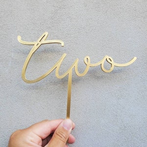 Two Birthday Cake Topper | Second Birthday Cake Topper | Whimsical Two ...