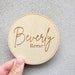 Double Sided Baby Name Tag | Newborn Name Tag With Birth Stats | Baby ...