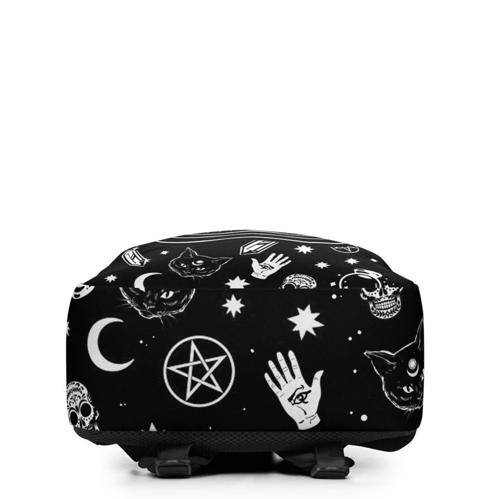 Ouija Board Inspired Planchette Minimalist Blackpack Backpack | Etsy