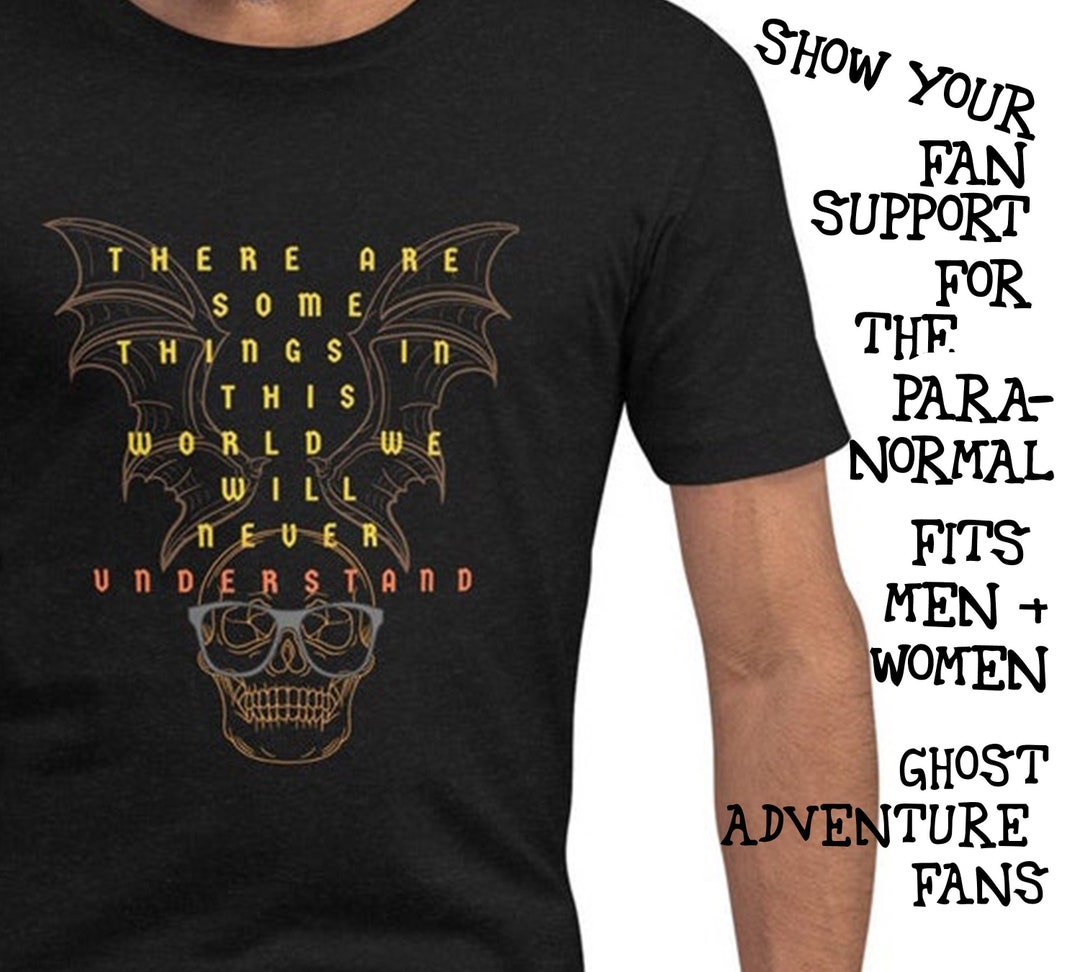 Paranormal Adventures Ghost TV-Serie Skull Goth Demon Wings Schwarzes T ...