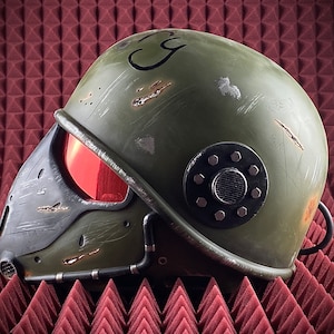 Ranger Combat NCR Helmet Fallout for Airsoft/cosplay /any Painting of a ...