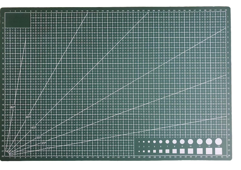 Cutting Mat A1, A2, A3, A4, A5 Double Sided None Slip - Etsy UK