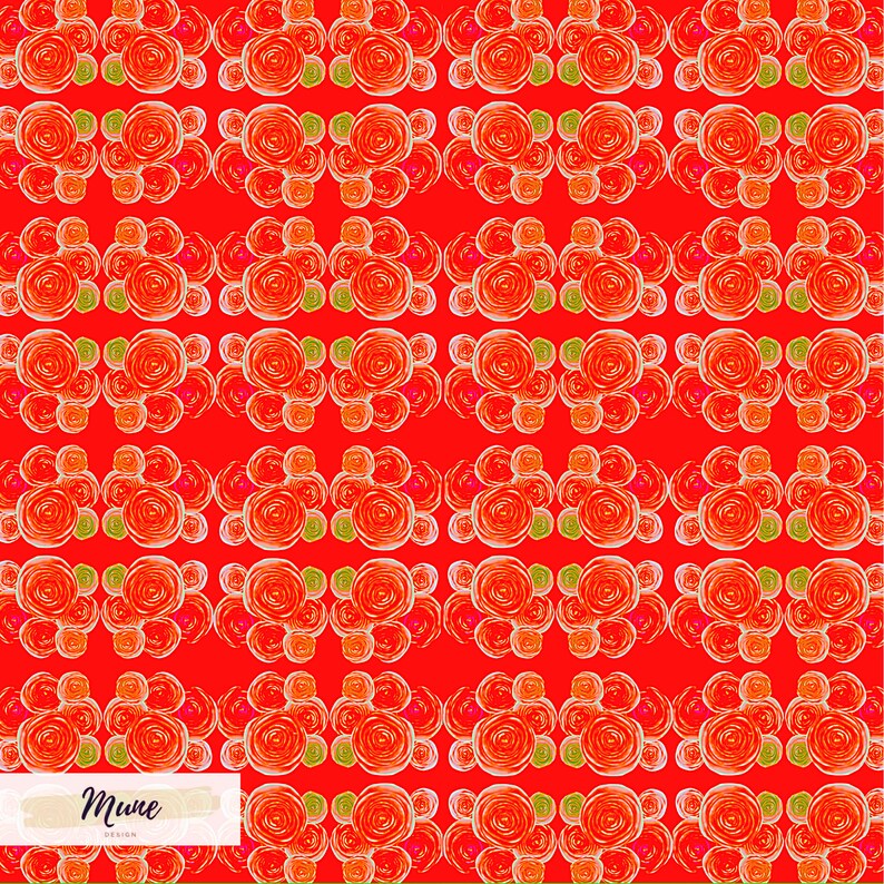 Abstract Paper and Fabric Pattern Digital Download Red Blue - Etsy