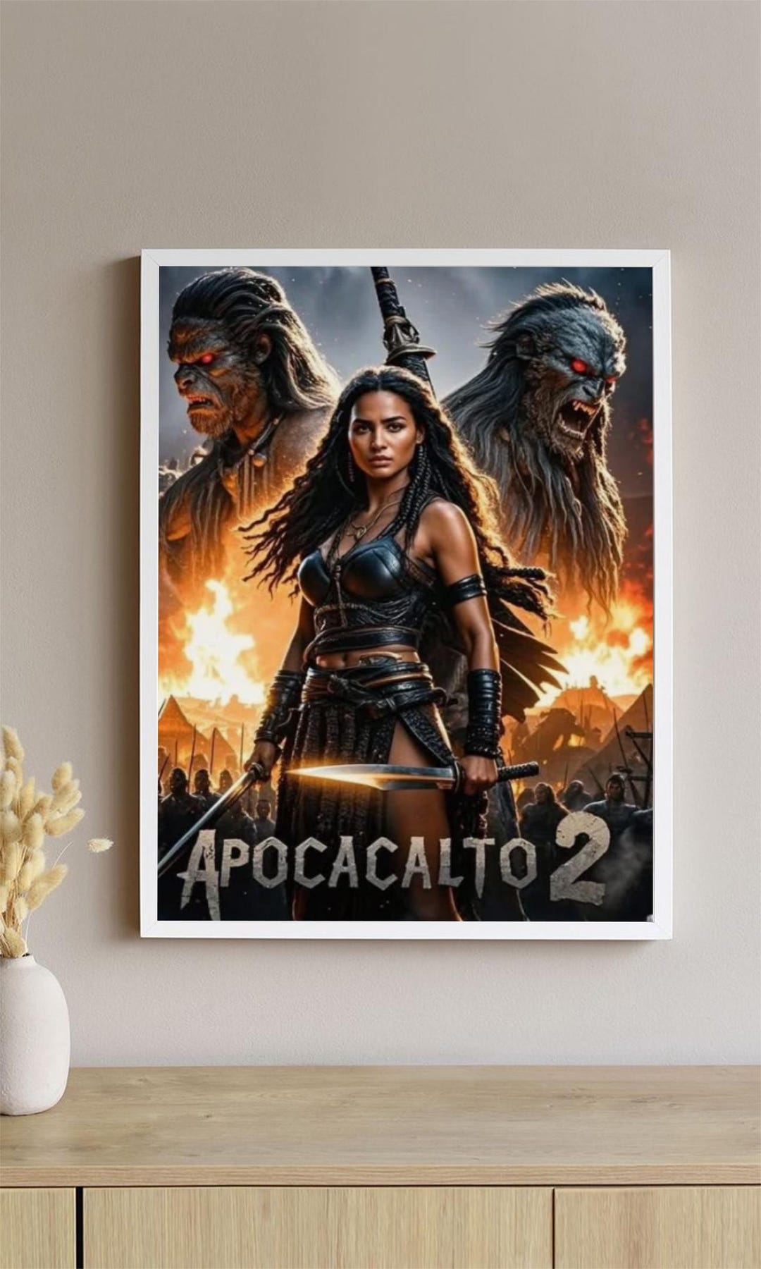 Apocalypto 2 (2025) Movie Poster No Frame, Wall Art Print, Home Decor ...