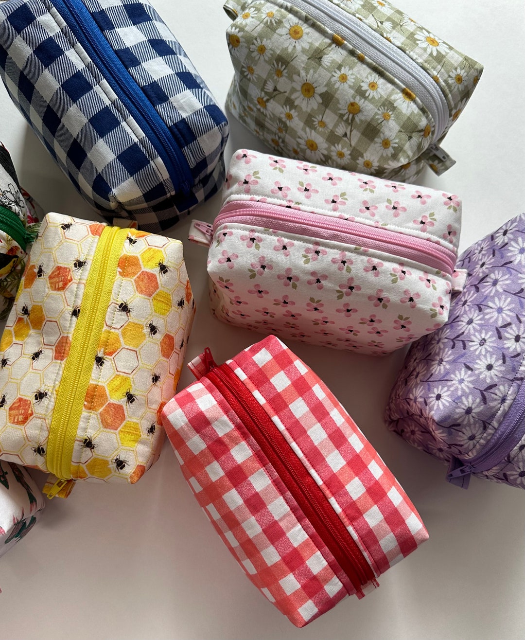 Sewn Makeup Bag, Sewn Pencil Pouch, Sewn Bag - Etsy