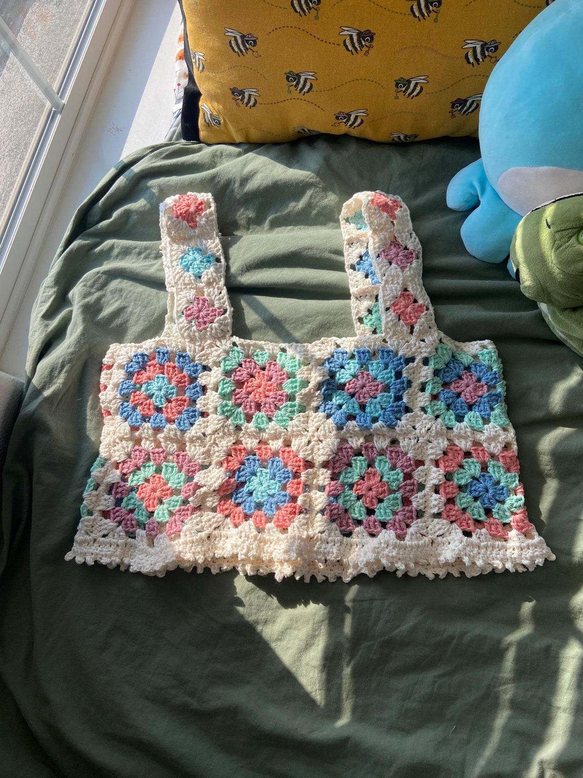 Crochet Granny Square Top PATTERN - Etsy