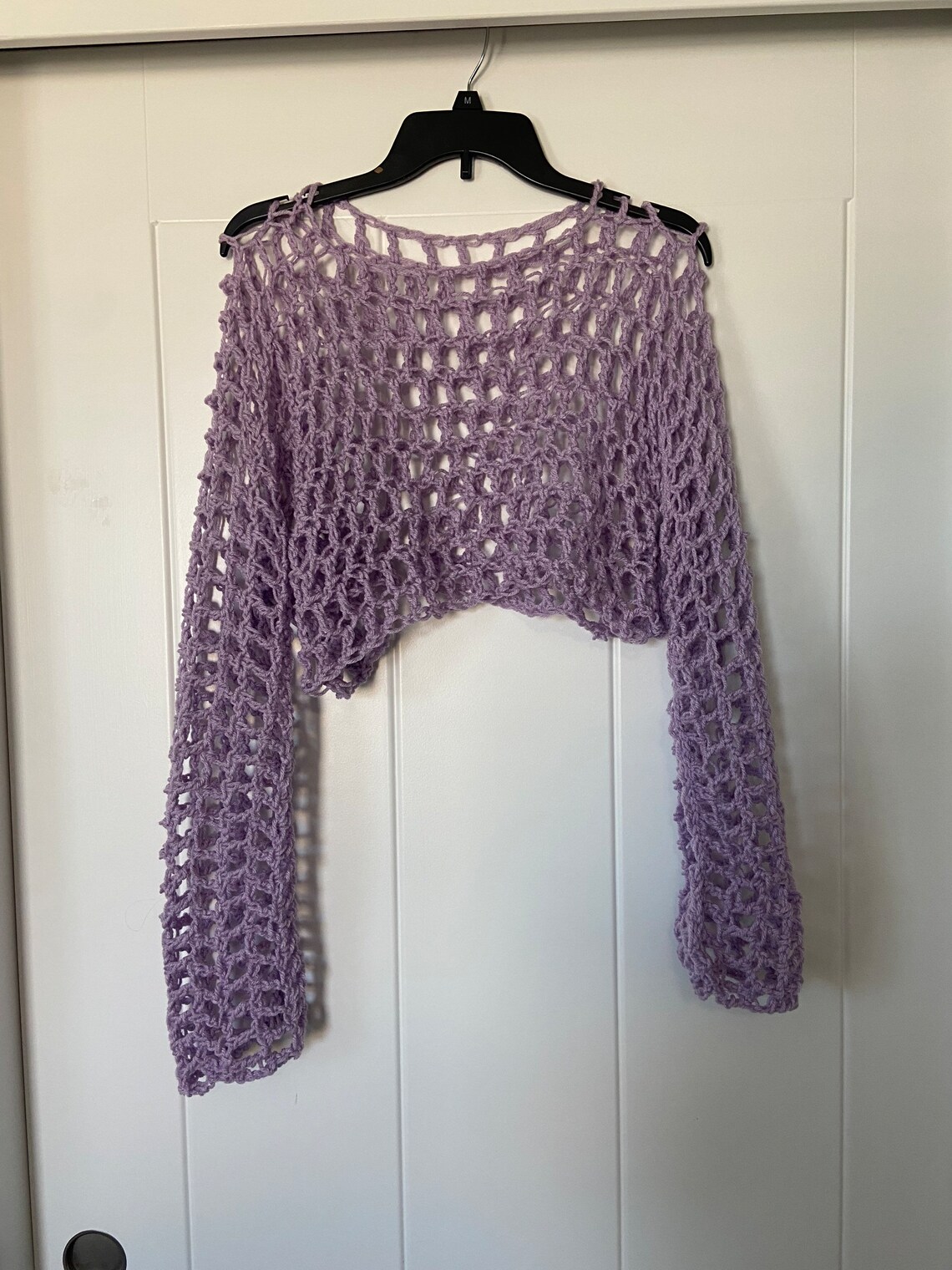 Mesh Crochet Top Mesh Long Sleeve Top Crochet Pattern Etsy