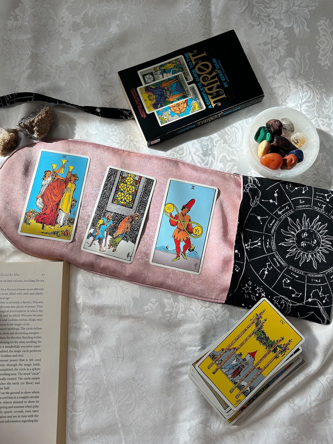 Reversible Tarot Deck Wrap, Oracle Deck Wrap, Prayer Card Wrap - Etsy