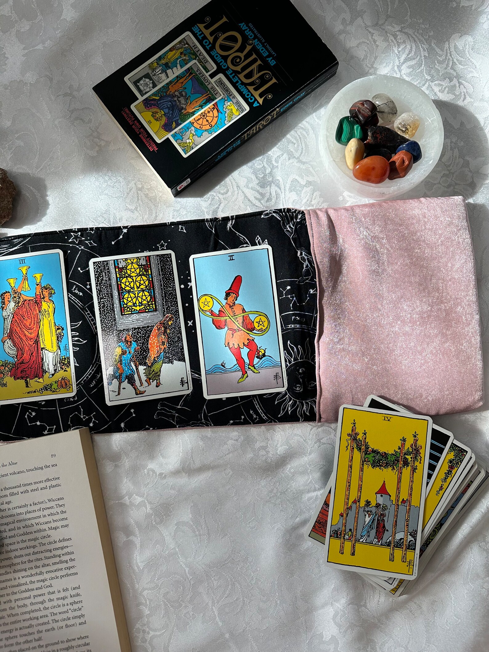 Reversible Tarot Deck Wrap, Oracle Deck Wrap, Prayer Card Wrap - Etsy