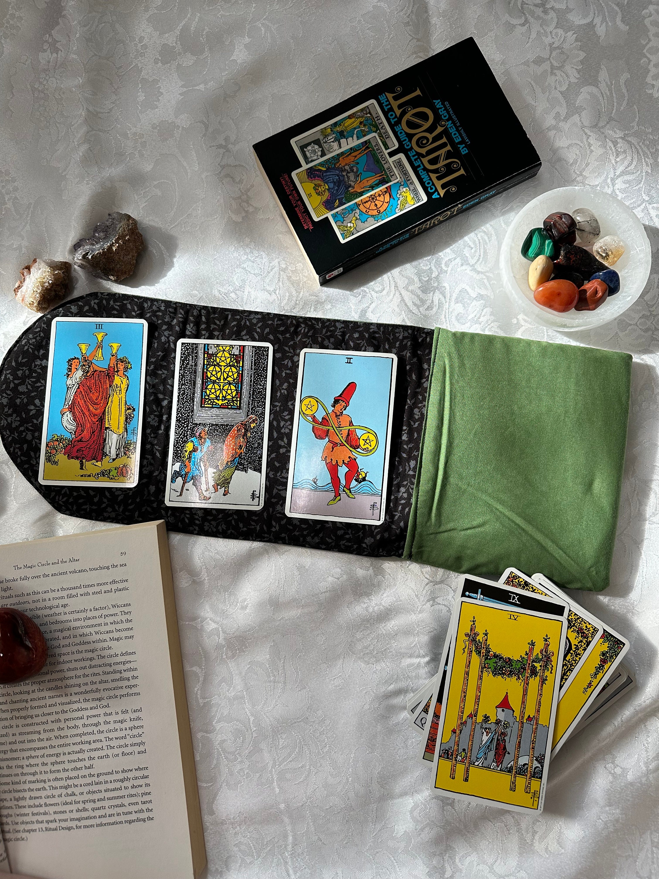 Reversible Tarot Deck Wrap, Oracle Deck Wrap, Prayer Card Wrap - Etsy