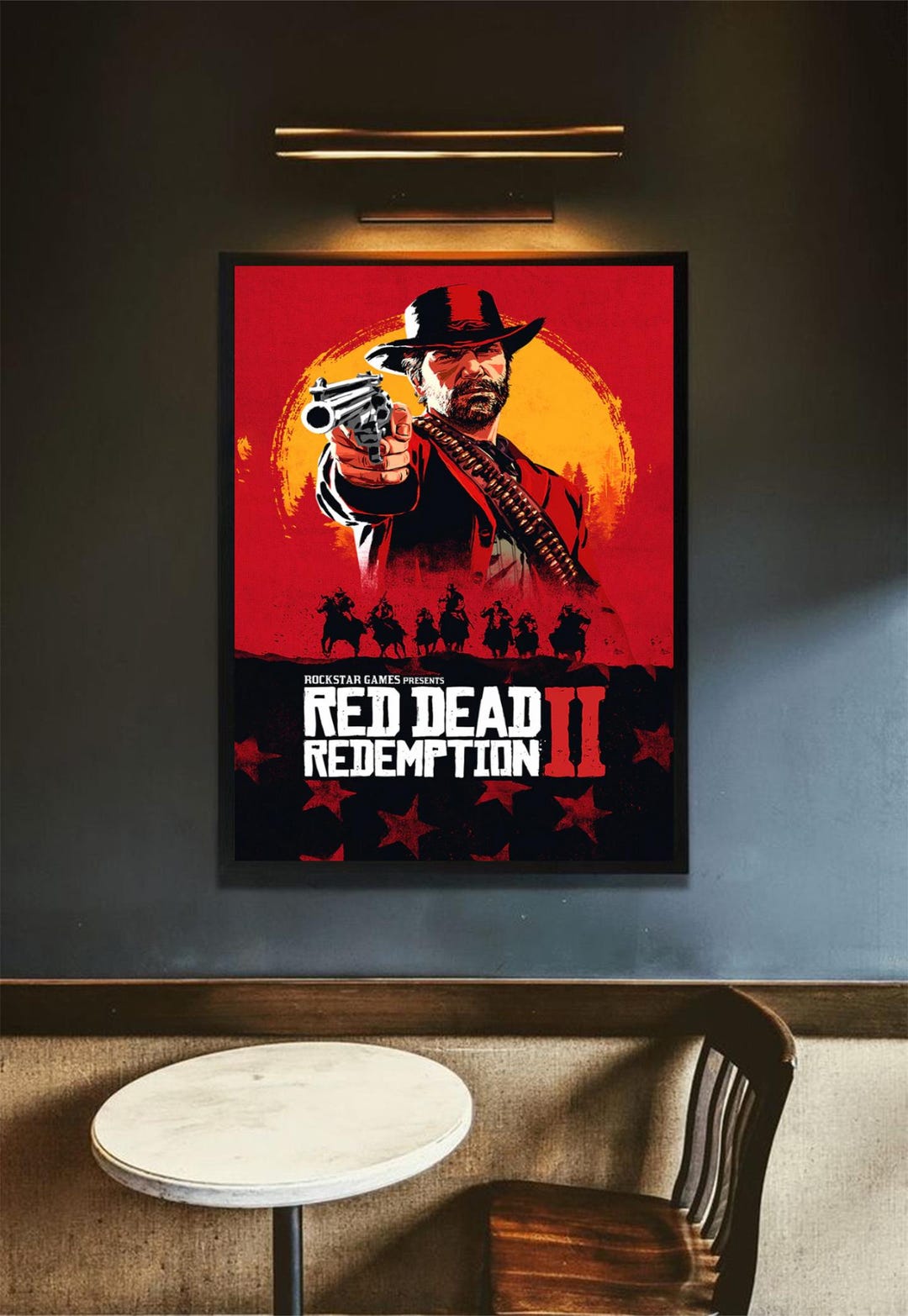 Red Dead Redemption 2 Poster, Video Game Poster, Gamer Wall Art ...
