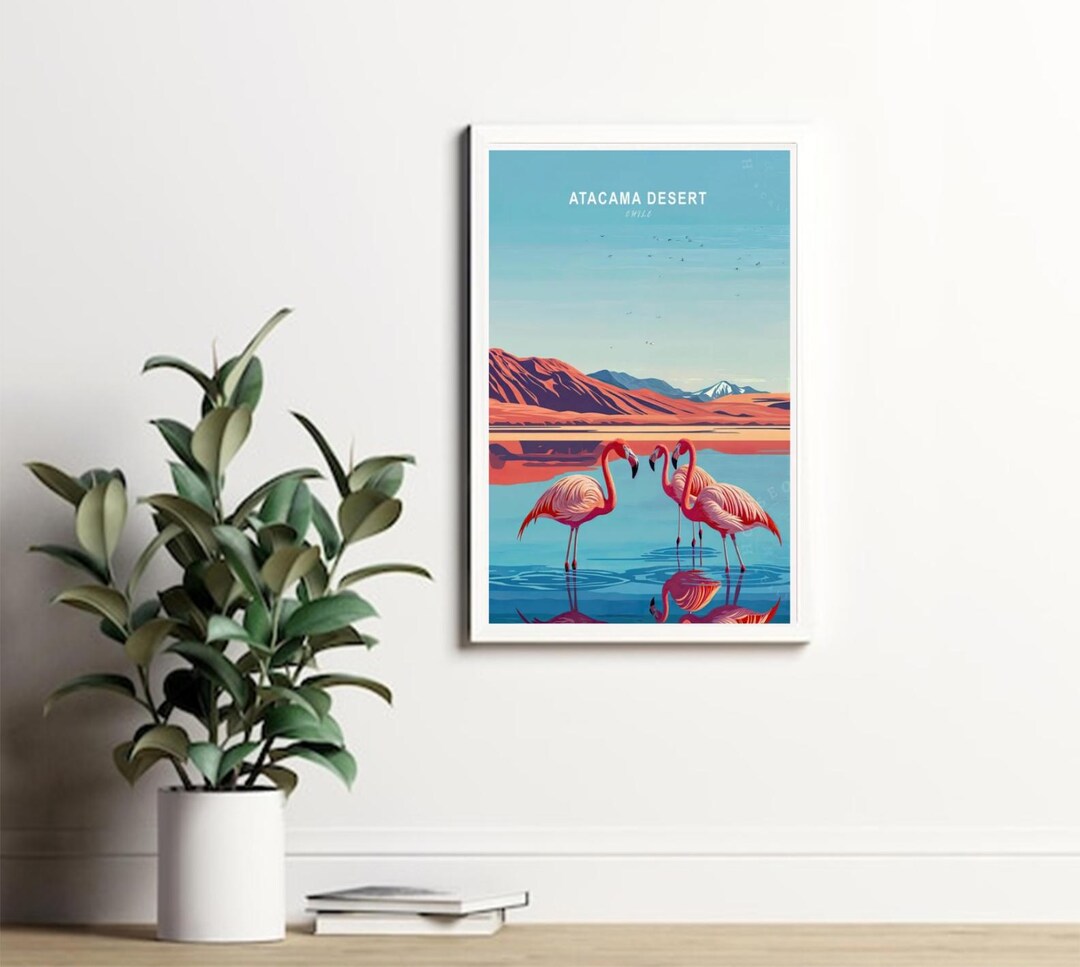 South America Atacama Desert Wall Art, Chile Desert Print, Atacama ...