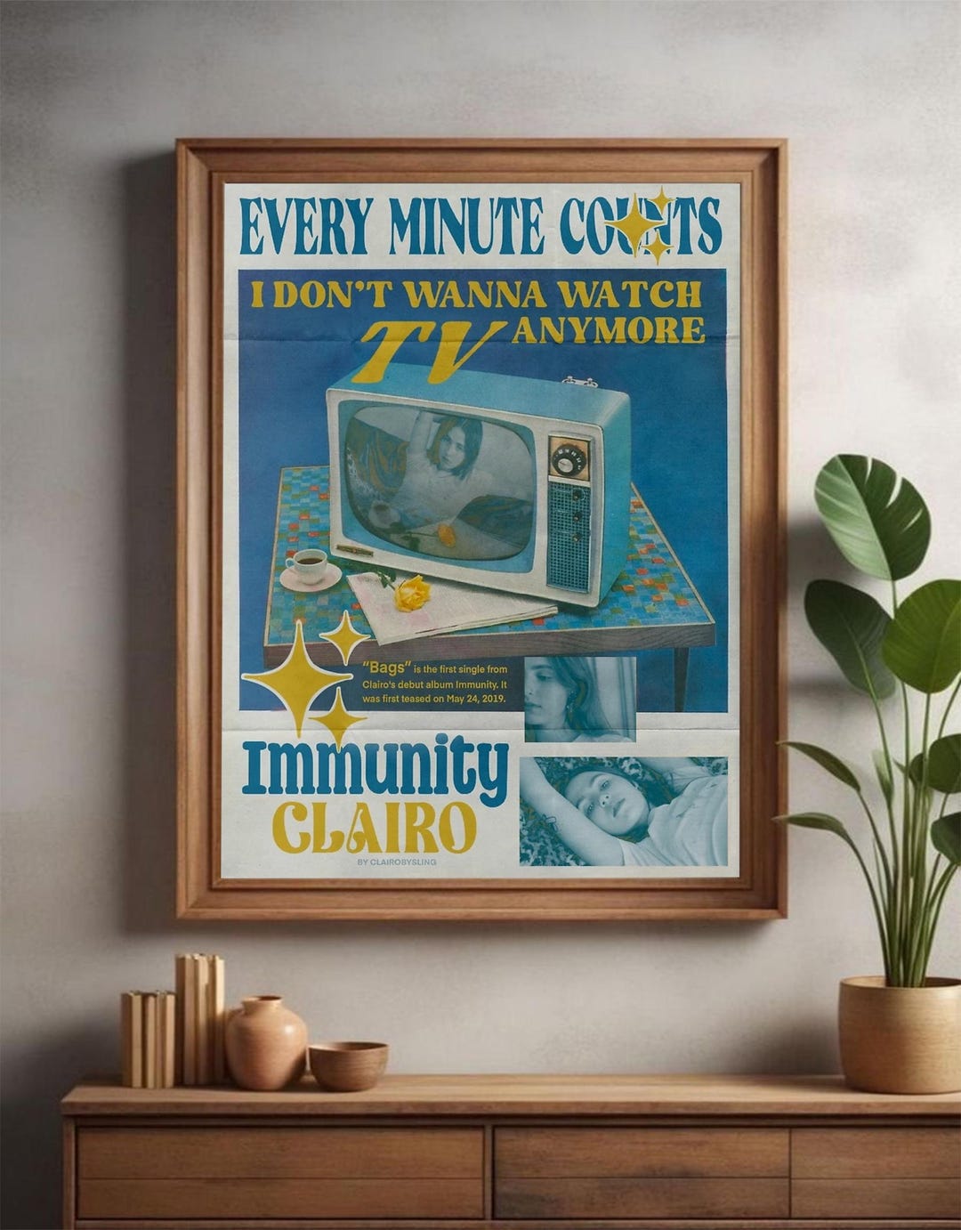 Clairo Immunity Poster - Etsy
