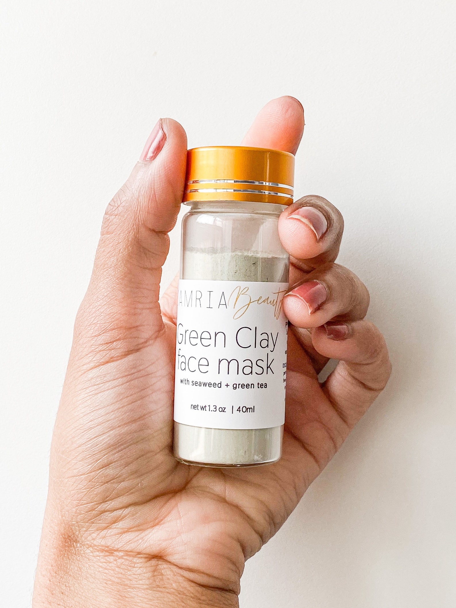 Green Clay Face Mask With Seaweed Green Tea Dry Face Mask - Etsy Canada