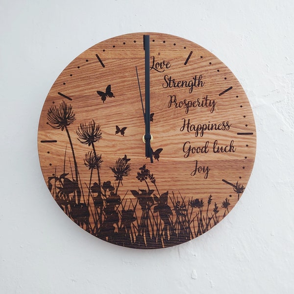 Custom Wood Clock - Etsy