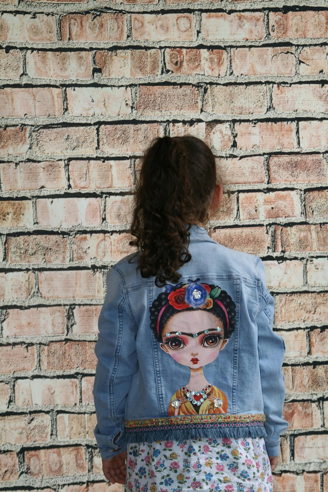 Children's Jeans Jacket magda, Upcycling Jacket, Boho, Hippie Jacket ...