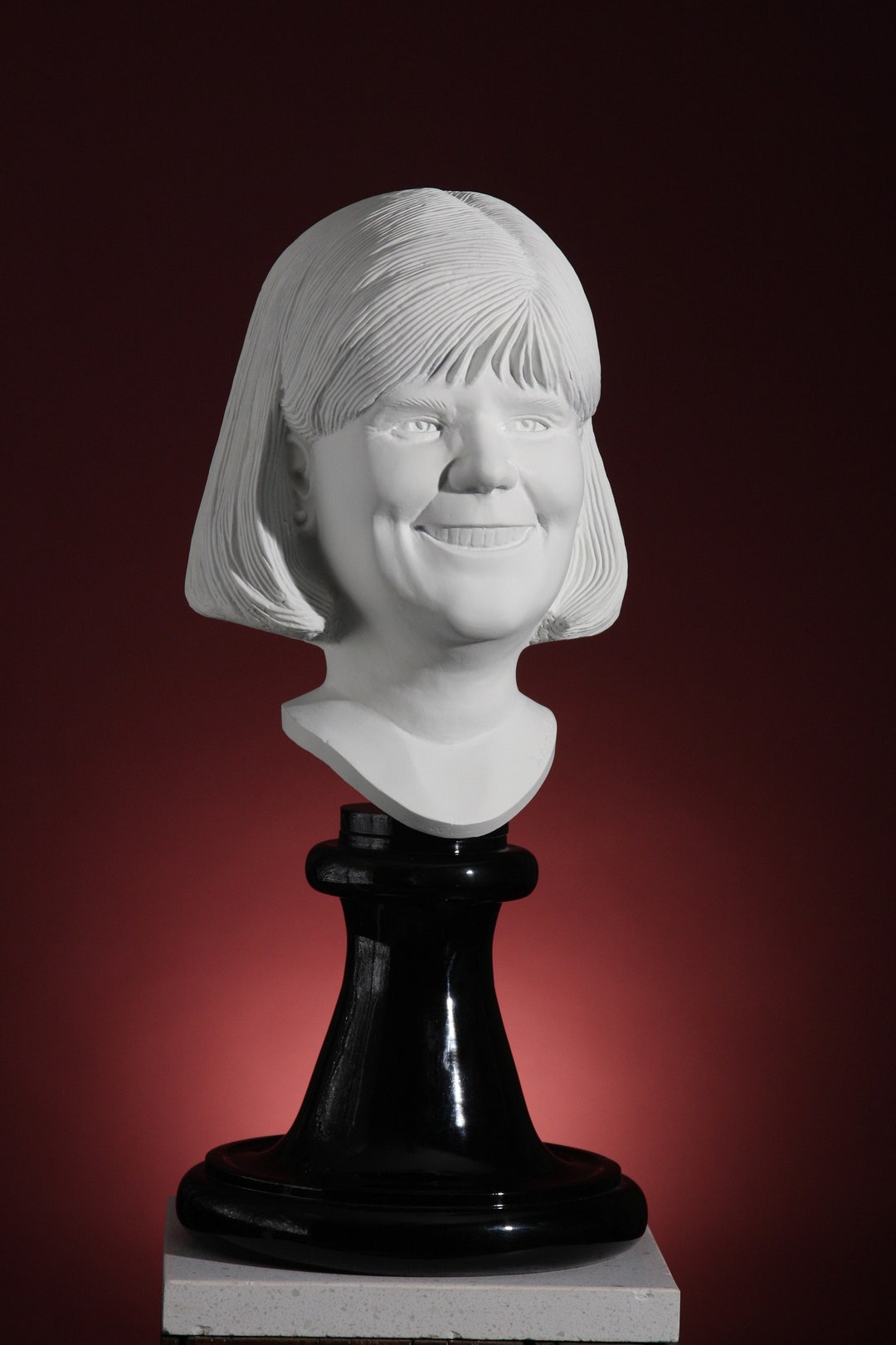 Life Size Sculptured Portrait Bust - Etsy