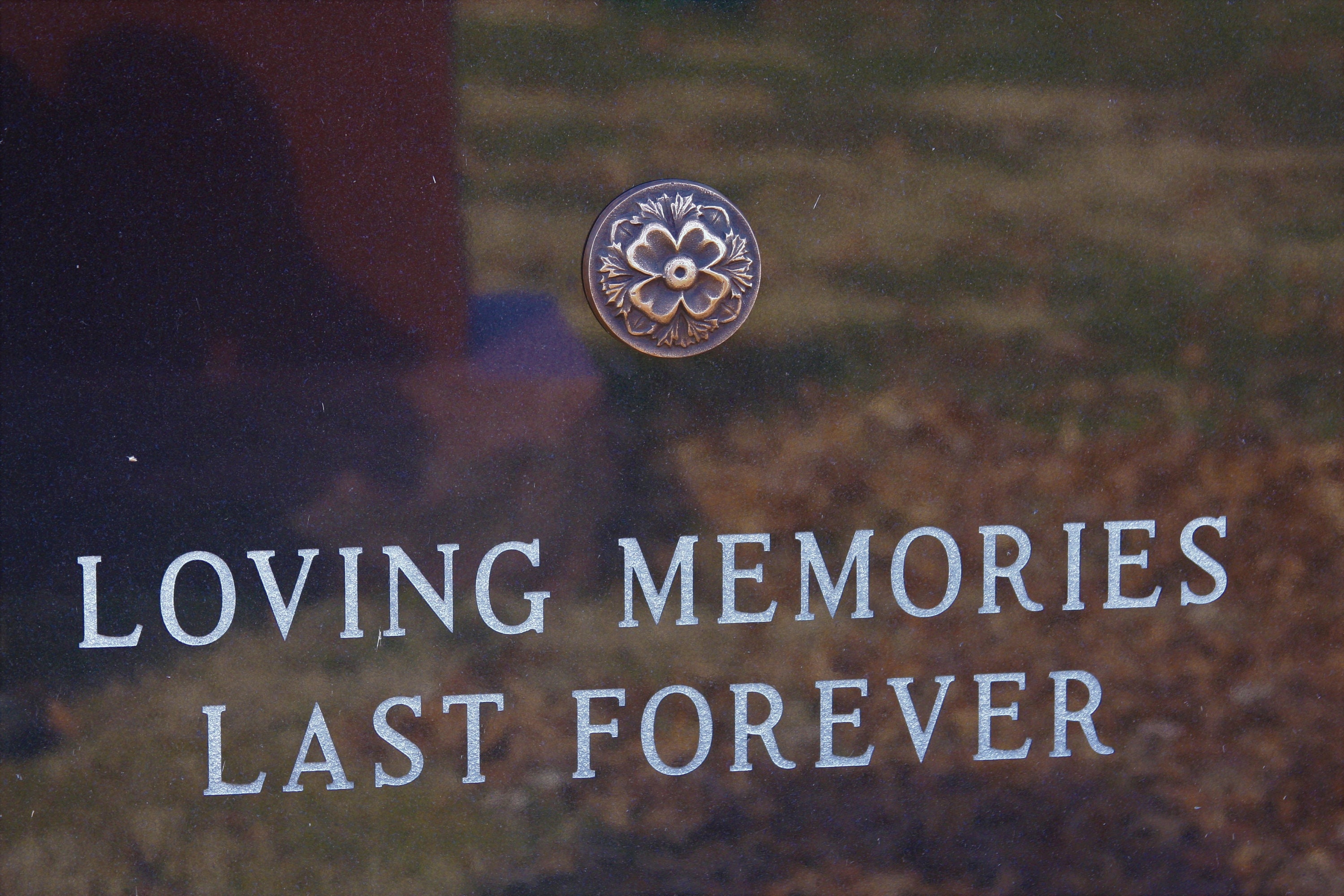 Sculptured Bronze Memorial Rosettes - Etsy UK