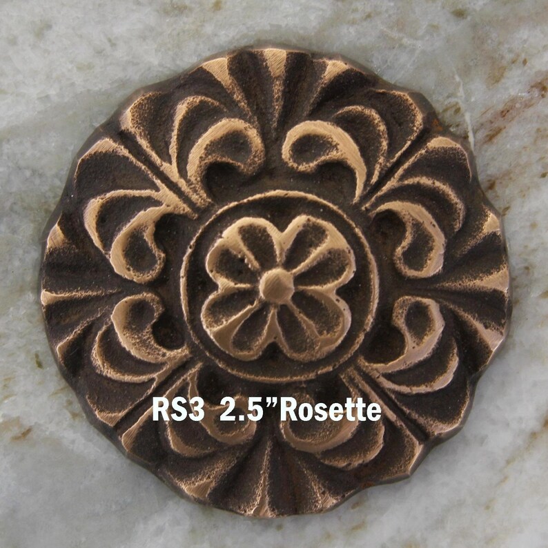 Sculptured Bronze Memorial Rosettes - Etsy