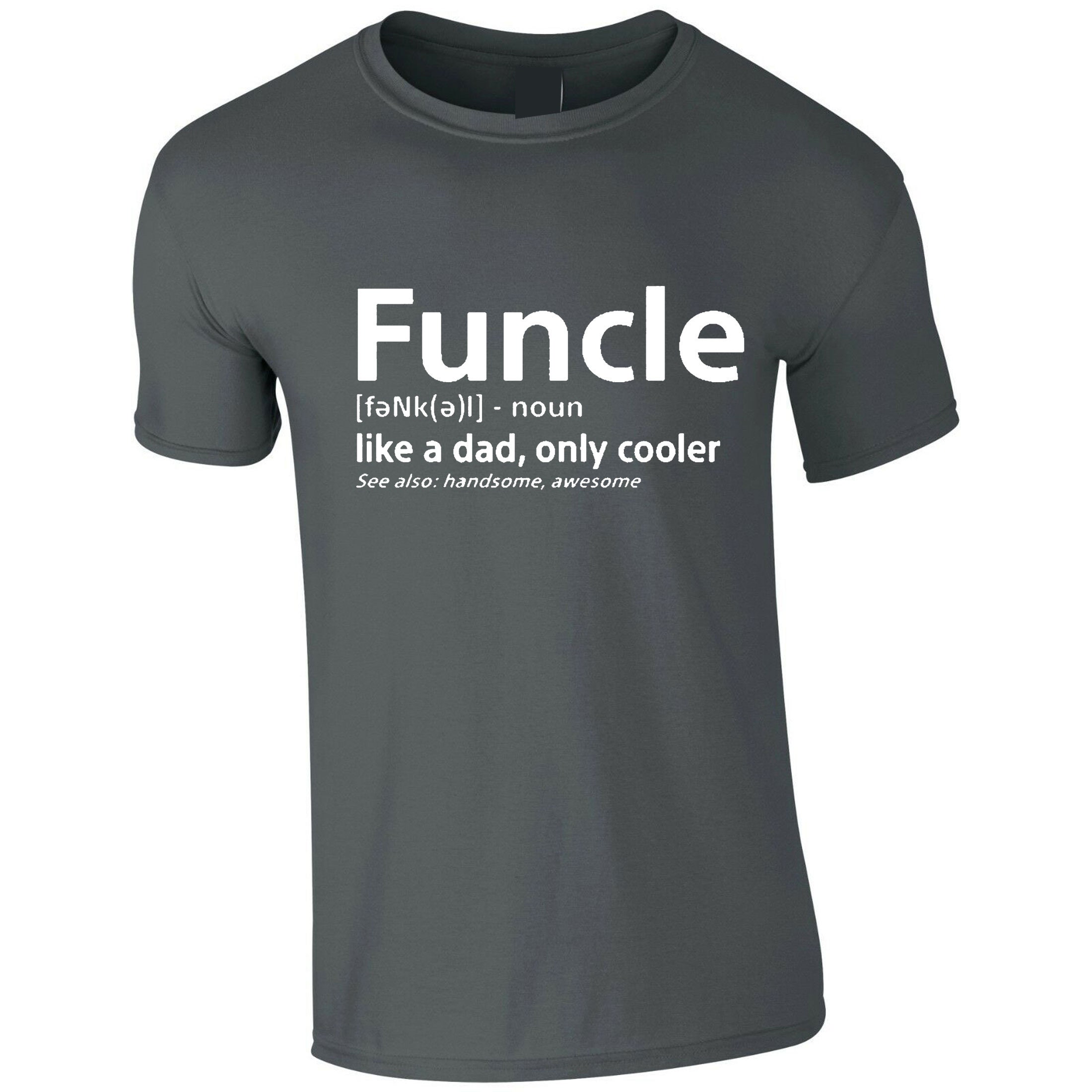 FUNCLE Awesome Uncle Looks COOL T SHIRT Tshirt T-shirt Tee | Etsy UK