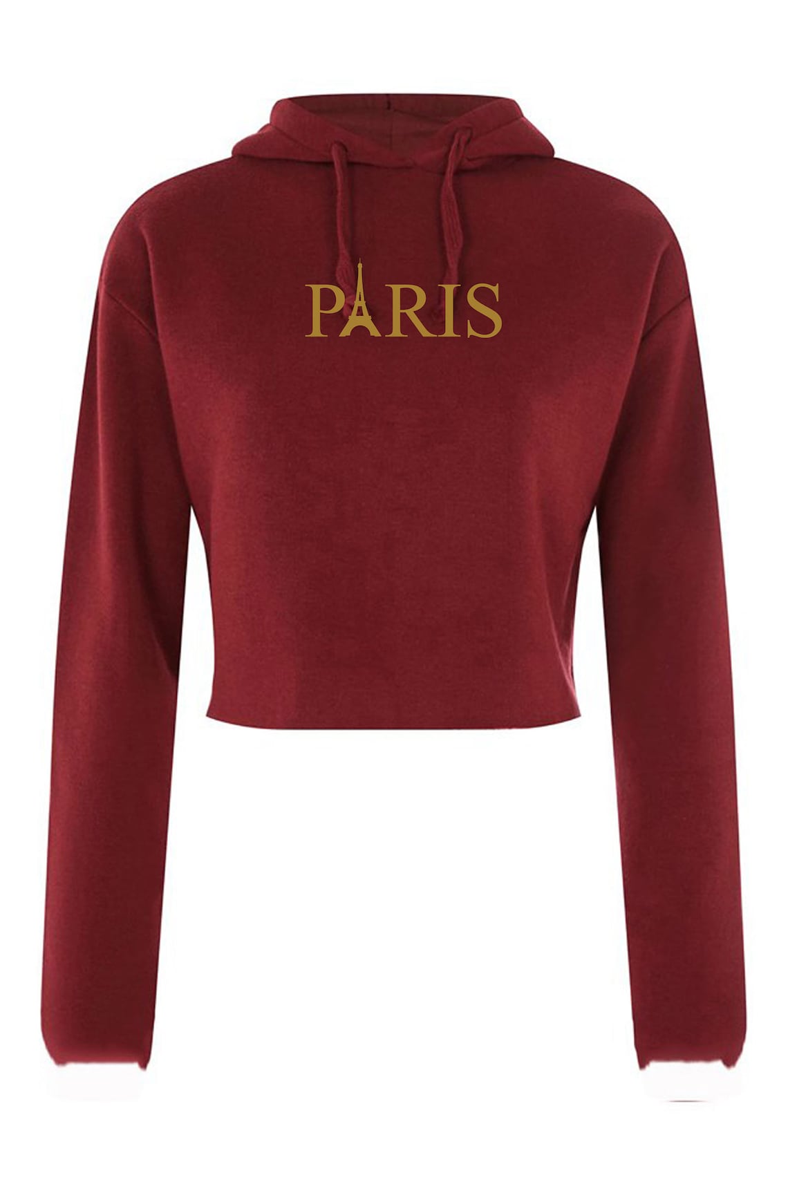 PARIS Crop Tops Crop-tops Hoodie Hoody Hood I Love France Love | Etsy