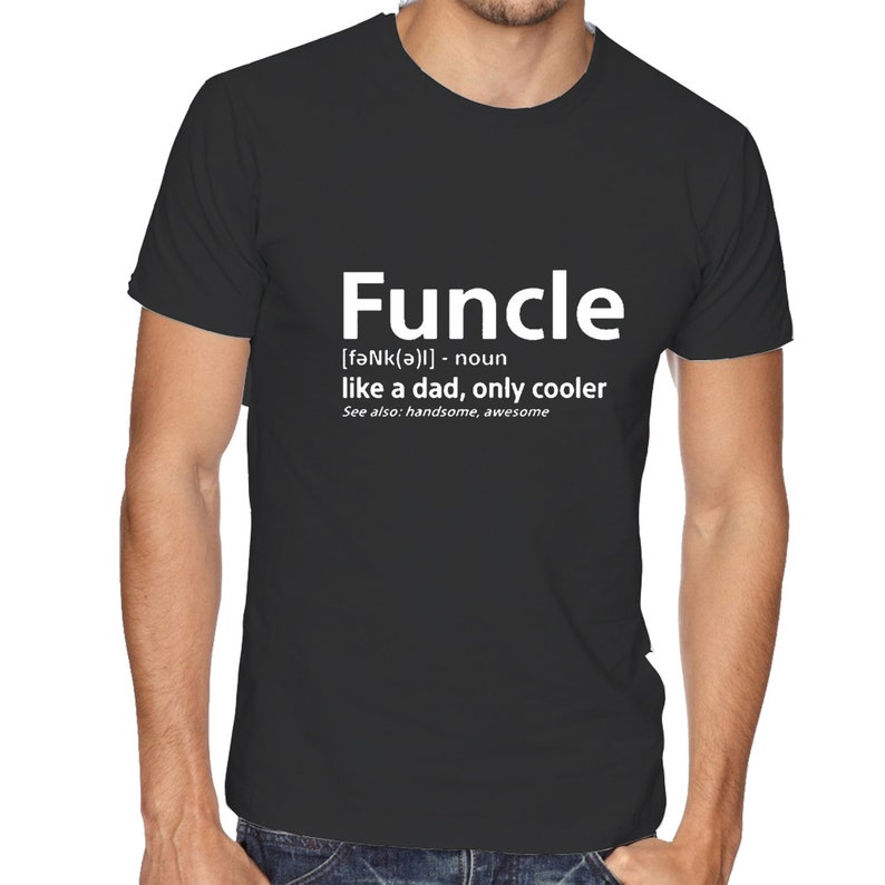 FUNCLE Awesome Uncle Looks COOL T SHIRT Tshirt T-shirt Tee - Etsy UK