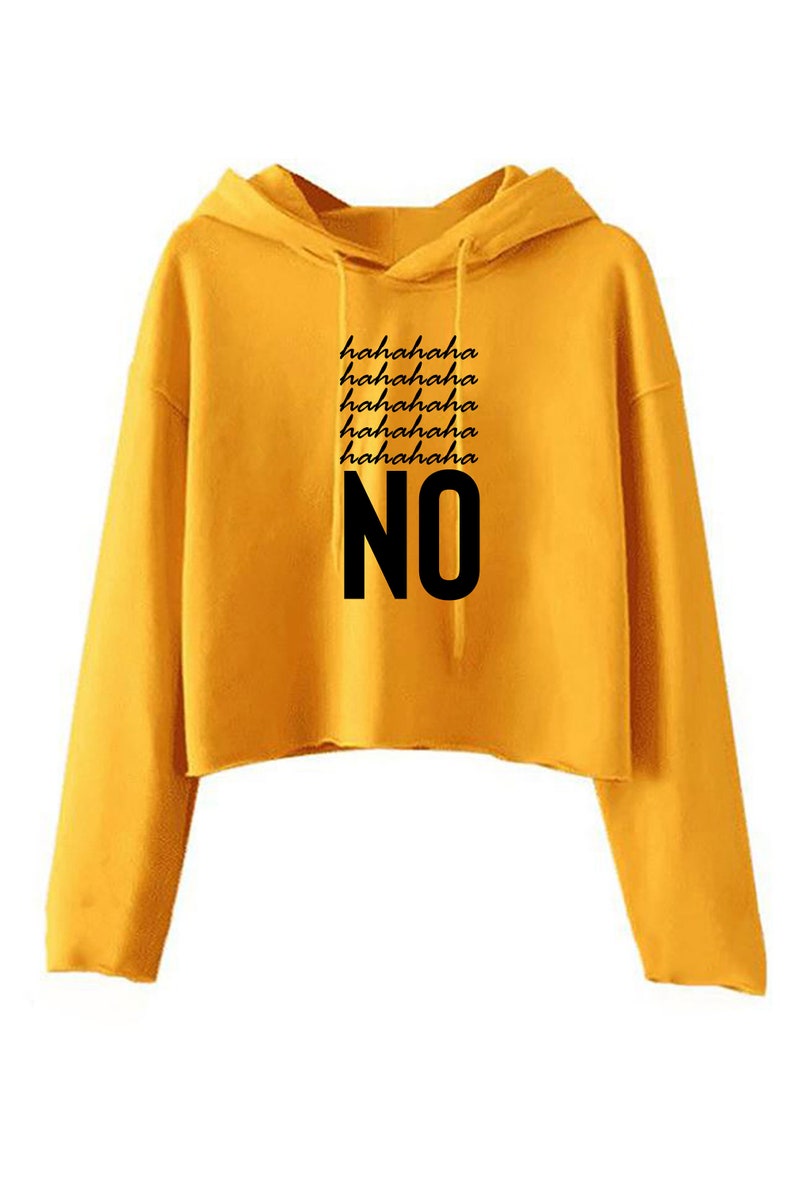 Hahaha No Crop Top Crop Tops Crop-Tops Hoodie Hoody Funny | Etsy