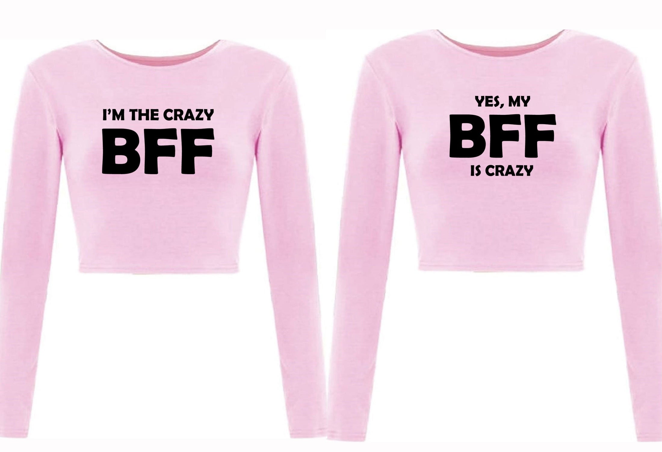 Couple Matching Tops for Best Friends Crop Tops Croptop - Etsy