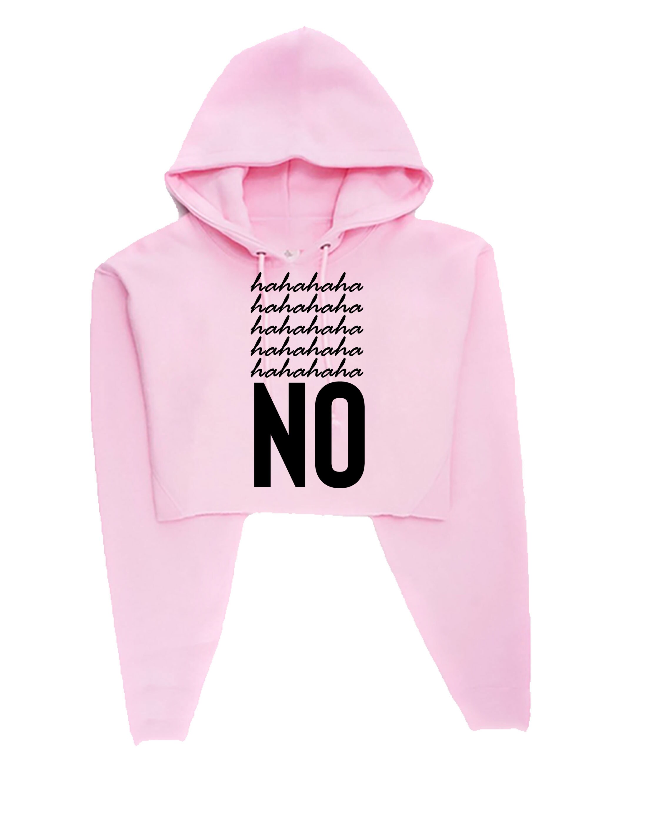 Hahaha No Crop Top Crop Tops Crop-Tops Hoodie Hoody Funny | Etsy
